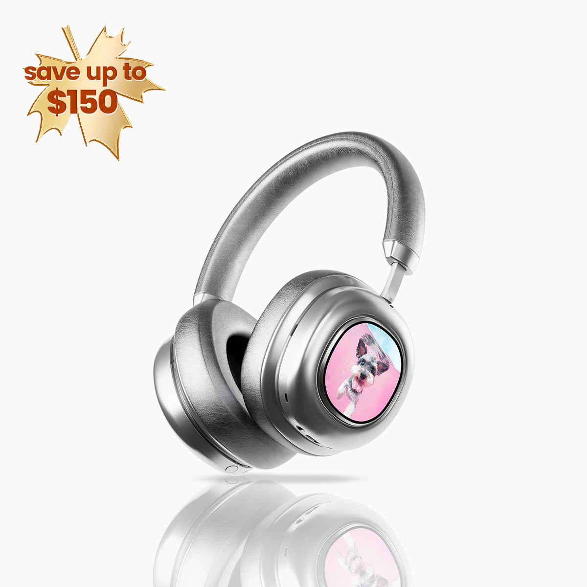 MorningBlues Headphones with OLED Screen,NFC,Noise-cancelling-VWS X1