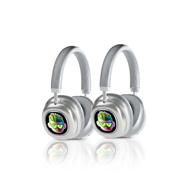 MorningBlues Headphones with OLED Screen,NFC,Noise-cancelling-VWS X1